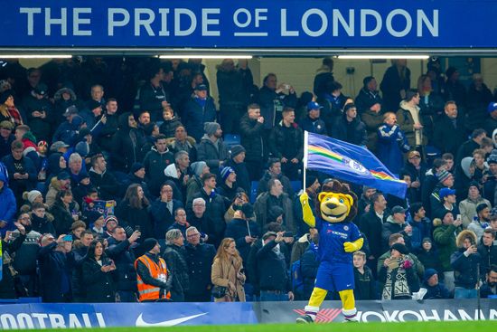 Chelsea Mascot Rainbow Chelsea Flag Editorial Stock Photo - Stock Image ...