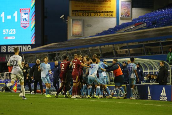 Both Team Come Together During Coventry Editorial Stock Photo - Stock ...