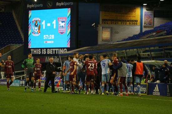 Both Team Come Together During Coventry Editorial Stock Photo - Stock ...