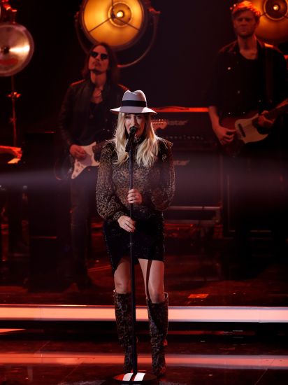 German Singer Sarah Connor Performs During Editorial Stock Photo ...