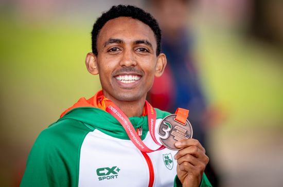 Irelands Efrem Gidey His Bronze Medal Editorial Stock Photo - Stock ...