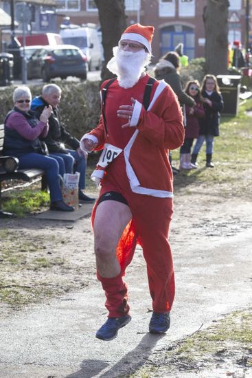 End Run Participants Annual Thatcham Santa Editorial Stock Photo ...