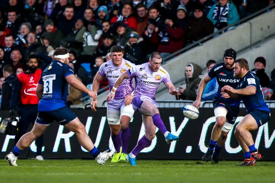 Stuart Hogg Exeter Chiefs Editorial Stock Photo - Stock Image ...