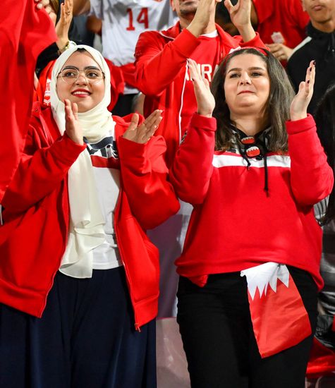 Bahrain Fans Cheer Before 24th Arabian Editorial Stock Photo - Stock ...