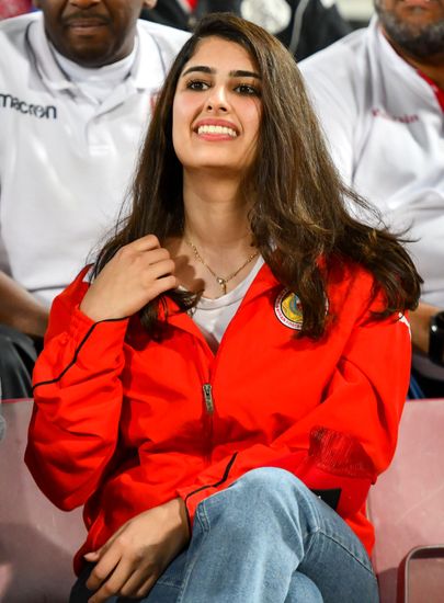 Bahrain Fan Cheers Before 24th Arabian Editorial Stock Photo - Stock ...