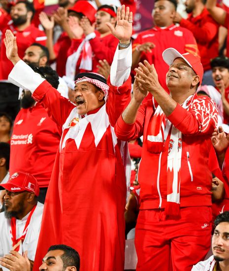 Bahrain Fans Cheer Before 24th Arabian Editorial Stock Photo - Stock ...