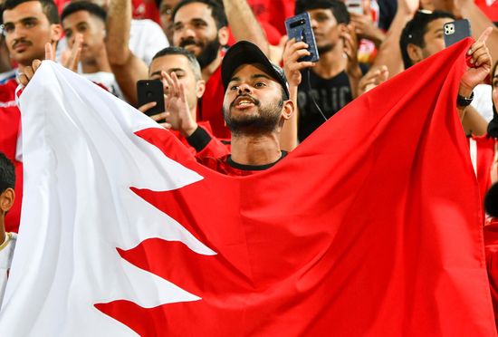 Bahrain Fans Cheer Before 24th Arabian Editorial Stock Photo - Stock ...