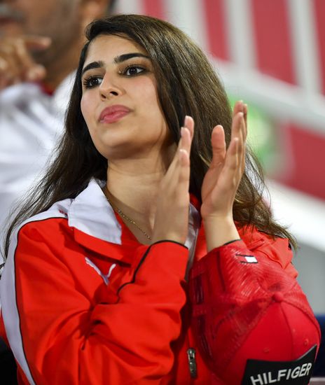 Bahrain Fan Cheers Before 24th Arabian Editorial Stock Photo - Stock ...