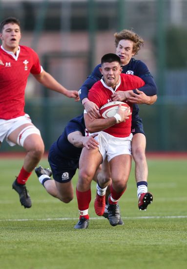 Bradley Roderick Wales Tests Scottish Defence Editorial Stock Photo ...