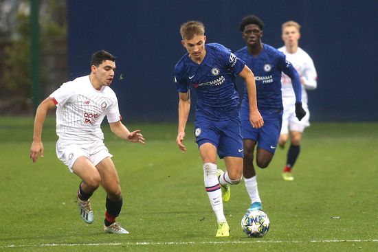 George Nunn Chelsea U19s Action During Editorial Stock Photo - Stock ...