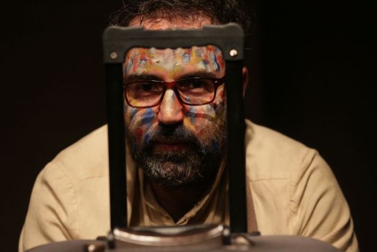 Syrian Actor Ibrahim Issa Performs During Editorial Stock Photo - Stock ...