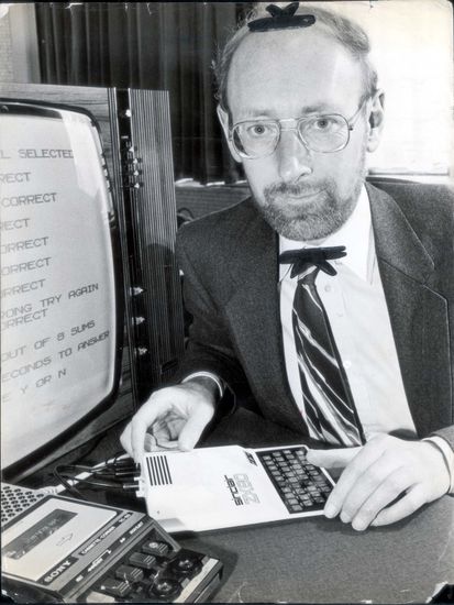 Sir Clive Sinclair Computer Genius Introduces Editorial Stock Photo ...