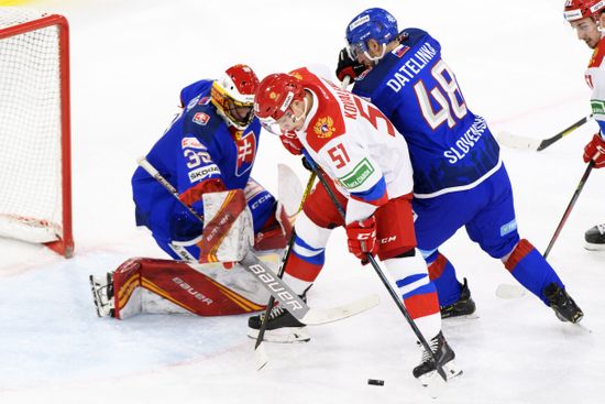Russias Forward Nikolai Kovalenko C Action Editorial Stock Photo ...