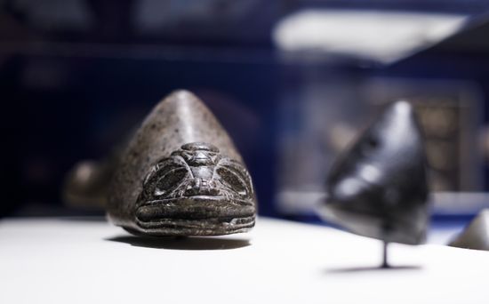 Detail Three Pointed Zemi Made By Editorial Stock Photo - Stock Image ...