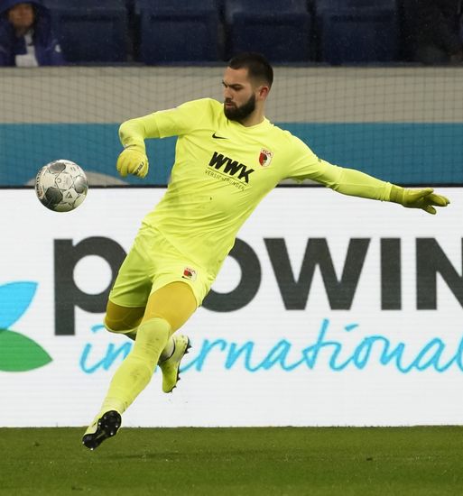 Goalkeeper Tomas Koubek Augsburg Action During Editorial Stock Photo ...