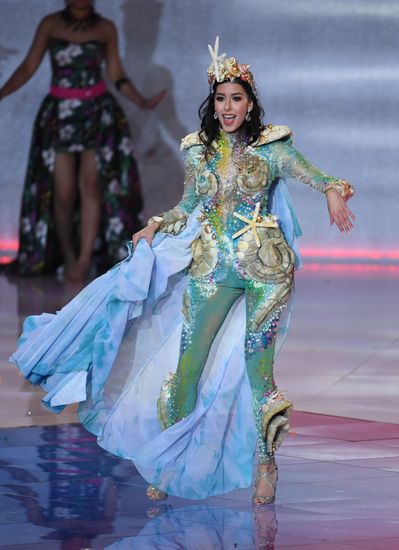 Miss Puerto Rico Daniella Rodriguez Performs Editorial Stock Photo ...