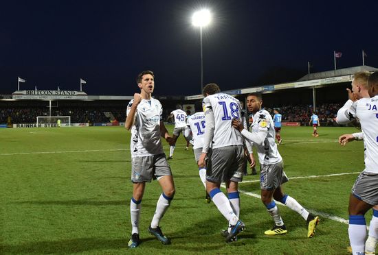 Luke Prosser Colchester United Scores Equalising Editorial Stock Photo ...