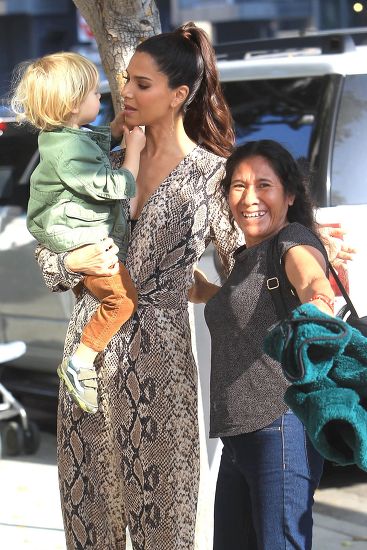 Roselyn Sanchez Dylan Gabriel Winter Editorial Stock Photo - Stock ...