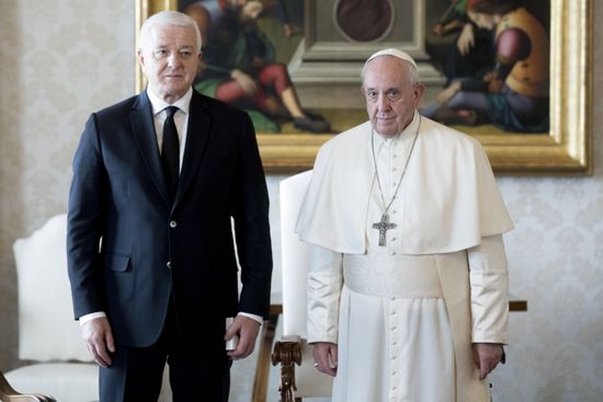 Dusko Markovic Pope Francis Editorial Stock Photo - Stock Image ...