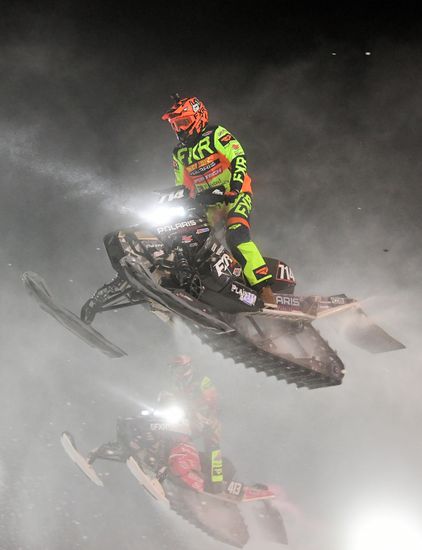 Professional Pro Lite Snocross Racer Taylor Editorial Stock Photo ...