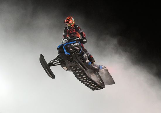 Professional Snocross Racer Zak Mason Competes Editorial Stock Photo ...