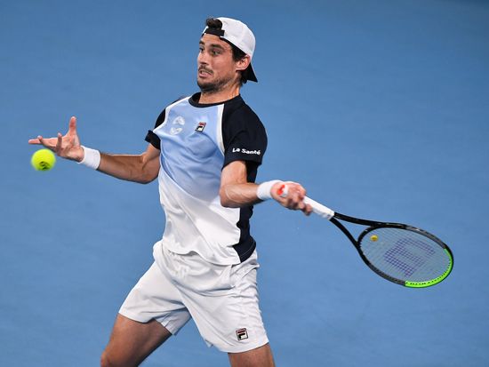 Guido Pella Team Argentina Action During Editorial Stock Photo - Stock ...