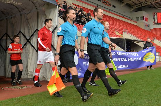 Referee Anthony Backhouse Walks Out Game Editorial Stock Photo - Stock ...