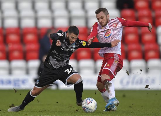 Luke Gambin Colchester United Under Pressure Editorial Stock Photo ...