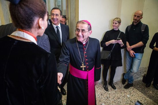 Archbishop Milan Mario Delpini During Solidariety Editorial Stock Photo ...