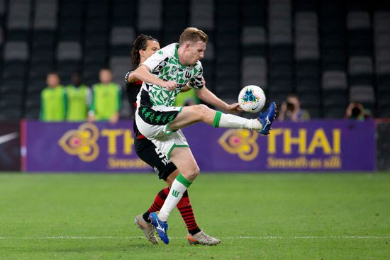 Western United Defender Aaron Calver 2 Editorial Stock Photo - Stock ...