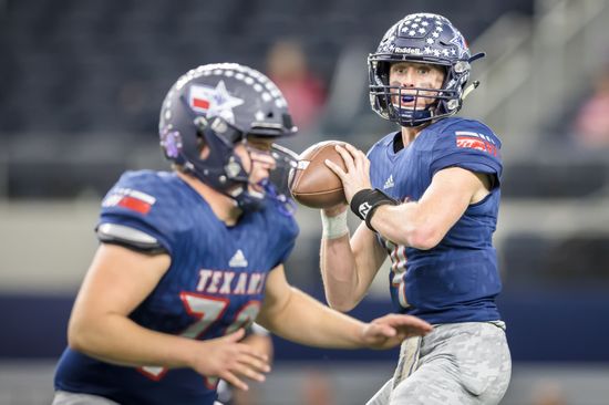 Wimberley Texans Quarterback Cooper Mccollum 4 Editorial Stock Photo ...