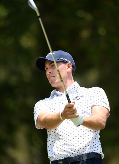 Australian Golfer Anthony Quayle Action On Editorial Stock Photo ...