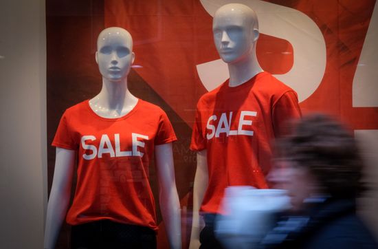 Woman Walks Front Display Dummies Wearing Editorial Stock Photo - Stock ...