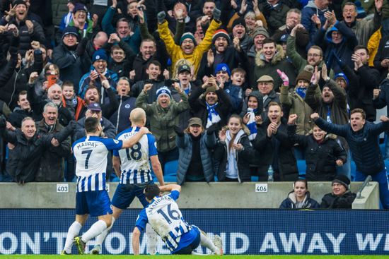 Aaron Mooy Brighton Celebrates His Goal Editorial Stock Photo - Stock ...