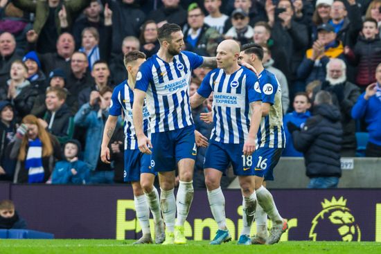 Aaron Mooy Brighton Celebrates His Goal Editorial Stock Photo - Stock ...