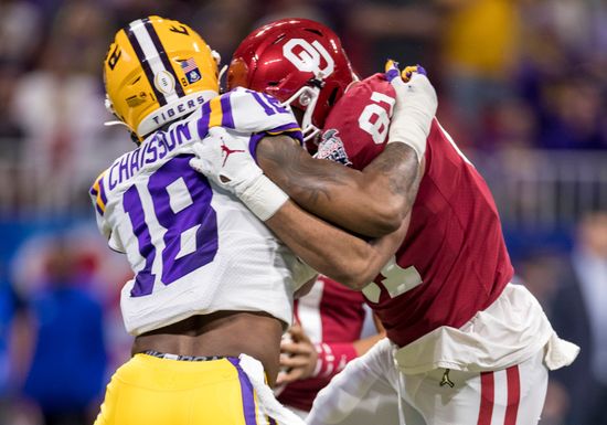 Lsu Linebacker Klavon Chaisson 18 Oklahoma Editorial Stock Photo ...