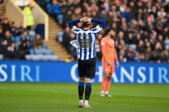 Sam Winnall Sheffield Wednesday During Efl Editorial Stock Photo ...