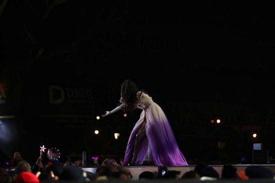 Uruguayan Singer Natalia Oreiro Performs On Editorial Stock Photo ...