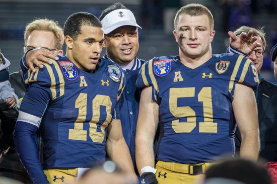 Navy Midshipmen Quarterback Malcolm Perry 10 Editorial Stock Photo ...