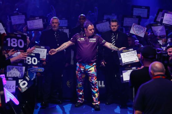 Peter Wright Scotland Walkon Before His Editorial Stock Photo - Stock ...