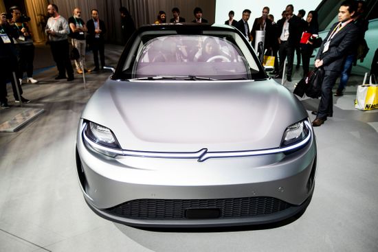 Sony Visions Car Displayed Sony Booth Editorial Stock Photo - Stock ...