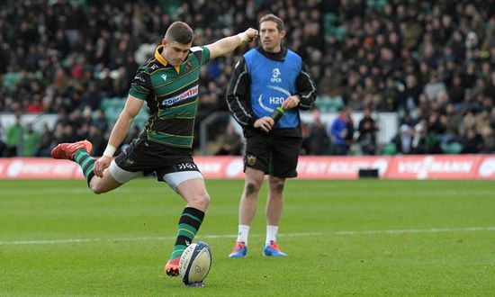 Northamptons James Grayson Kicking Penalty Editorial Stock Photo ...