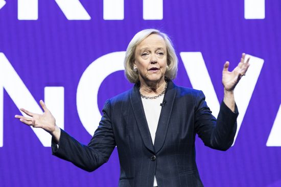 Quibi Ceo Meg Whitman Delivers Speech Editorial Stock Photo - Stock ...