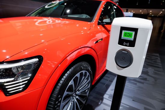 View Audi Electrical Terminal Audi Stand Editorial Stock Photo - Stock ...