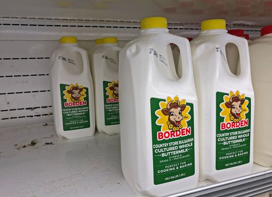 Borden Dairy Milk Sits On Shelf Editorial Stock Photo - Stock Image ...