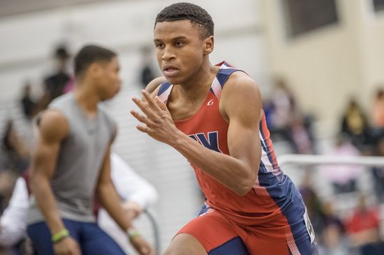 Israel Allen Pearland Track Xpress Competes Editorial Stock Photo ...