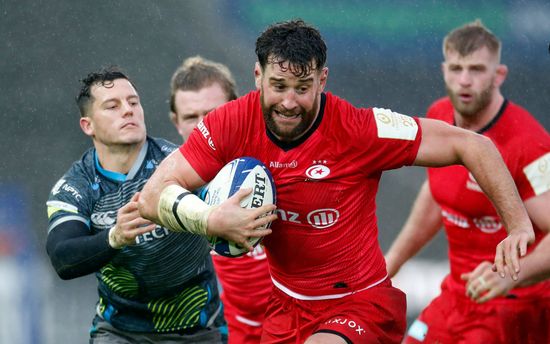 Calum Clark Saracens Tackled By Shaun Editorial Stock Photo - Stock ...