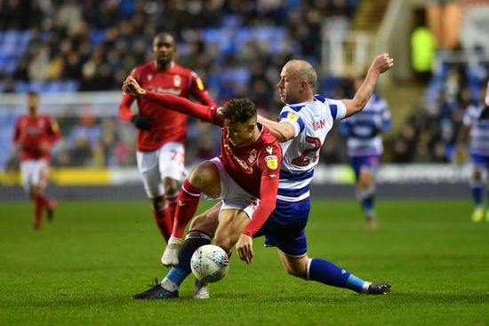 Reading Midfielder Charlie Adam 26 Nottingham Editorial Stock Photo ...