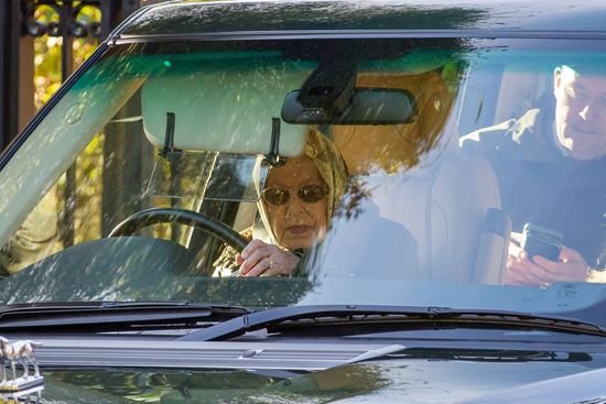 Queen Elizabeth Ii Driving Sandringham Editorial Stock Photo - Stock ...