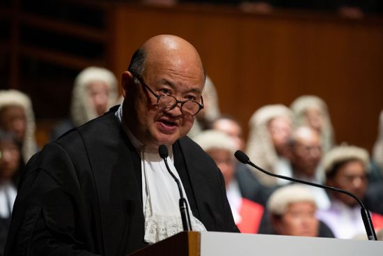 Chief Justice Hong Kong Court Final Editorial Stock Photo - Stock Image ...